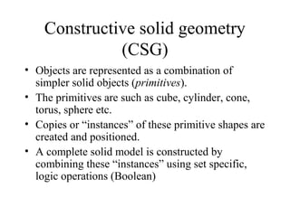 Solid modelling | PPT