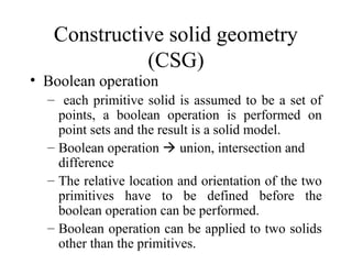 Solid modelling | PPT