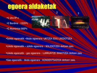 Solido likido eta gas amaia | PPT