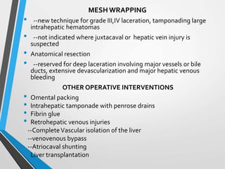 Solid organ injuries following abdominal trauma | PPTX