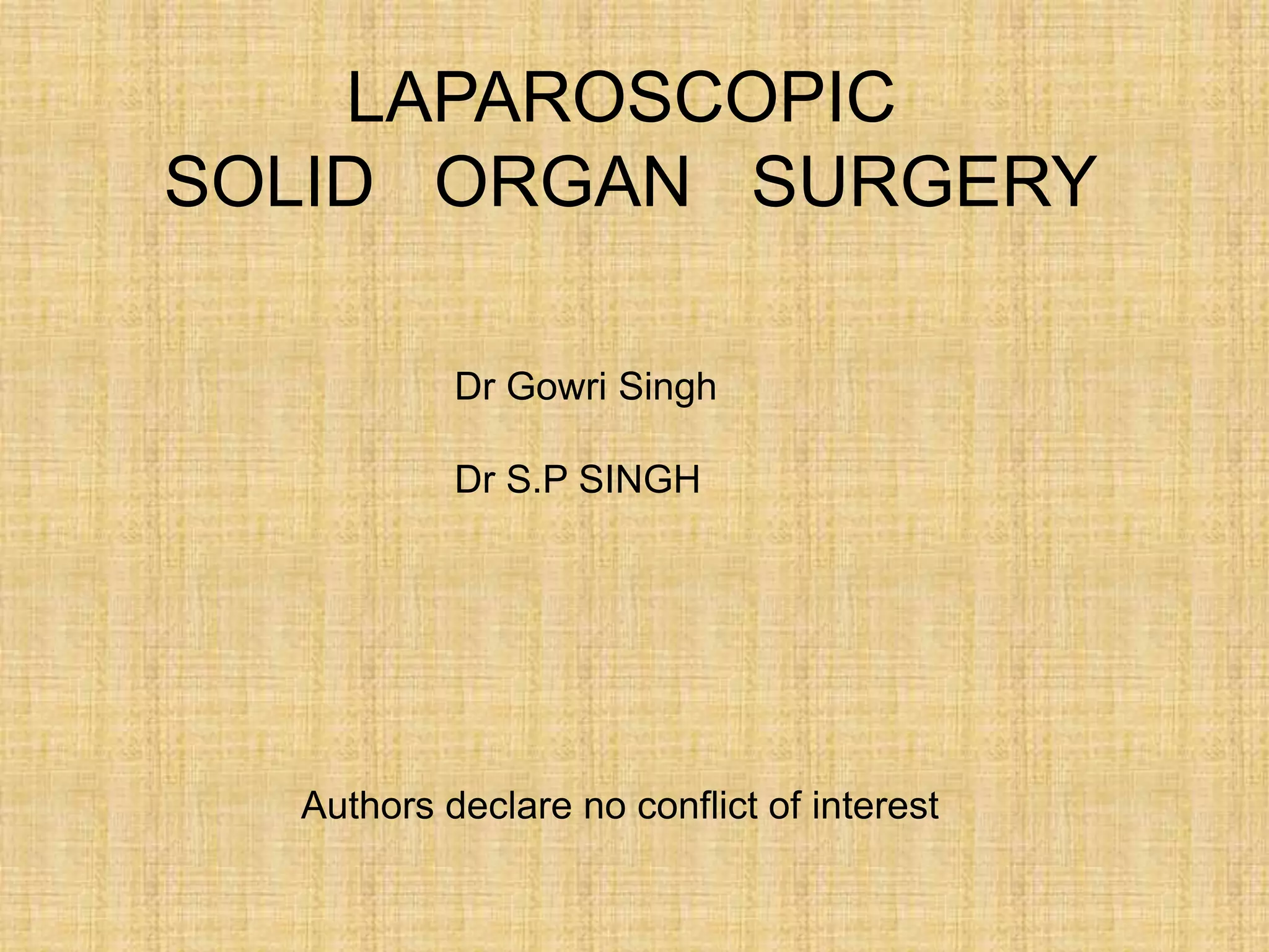 Laparoscopy | PPTX | Surgery | Medical Health