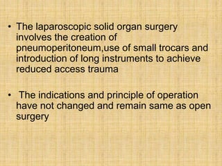 Laparoscopy | PPTX | Surgery | Medical Health