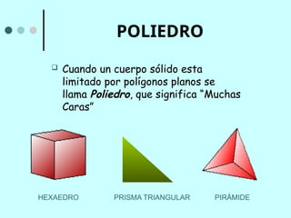 Fundamentos de geometría de poliedros y poligonos | PPSX