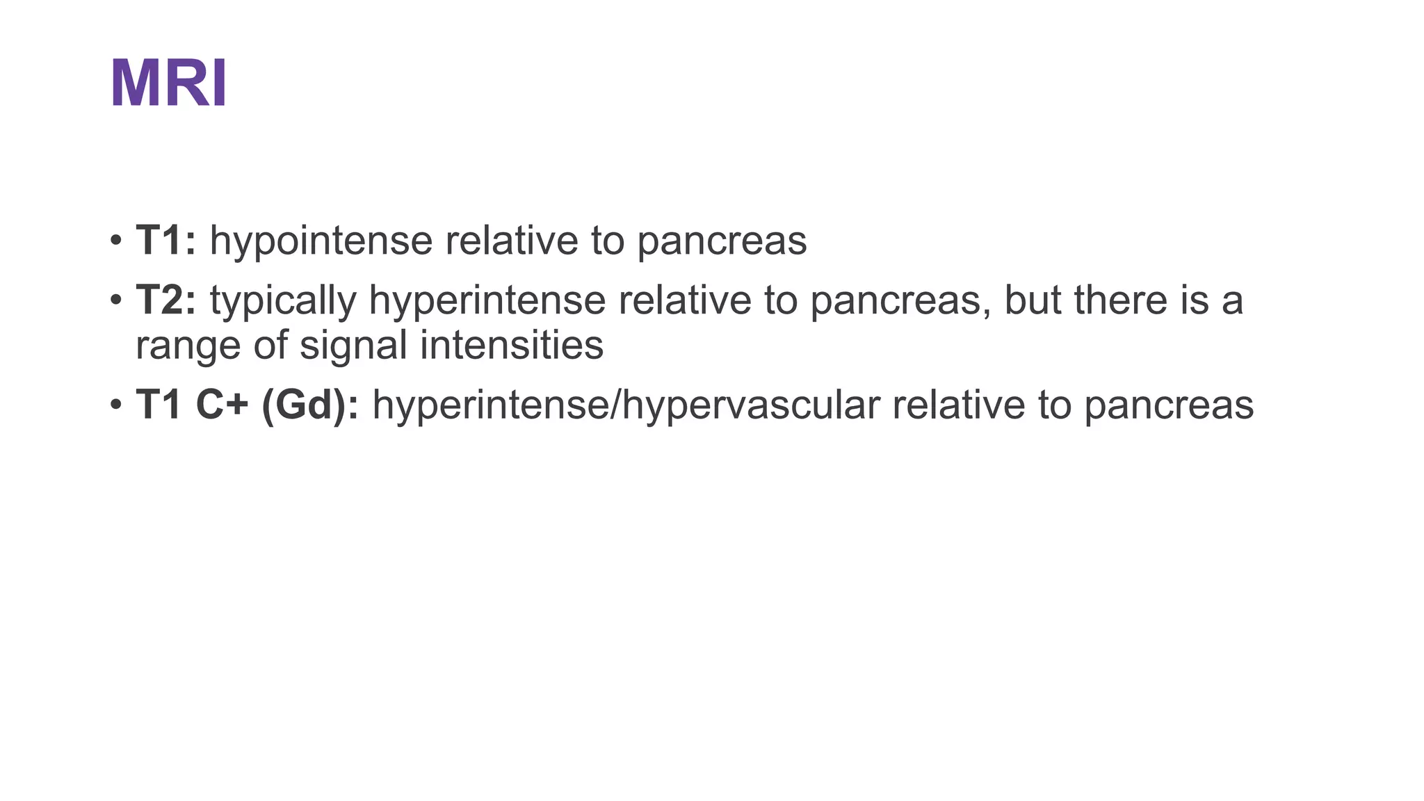 radiological imaging of pancreatic malignancy - solid neoplasms radiological imaging of exocrine ...