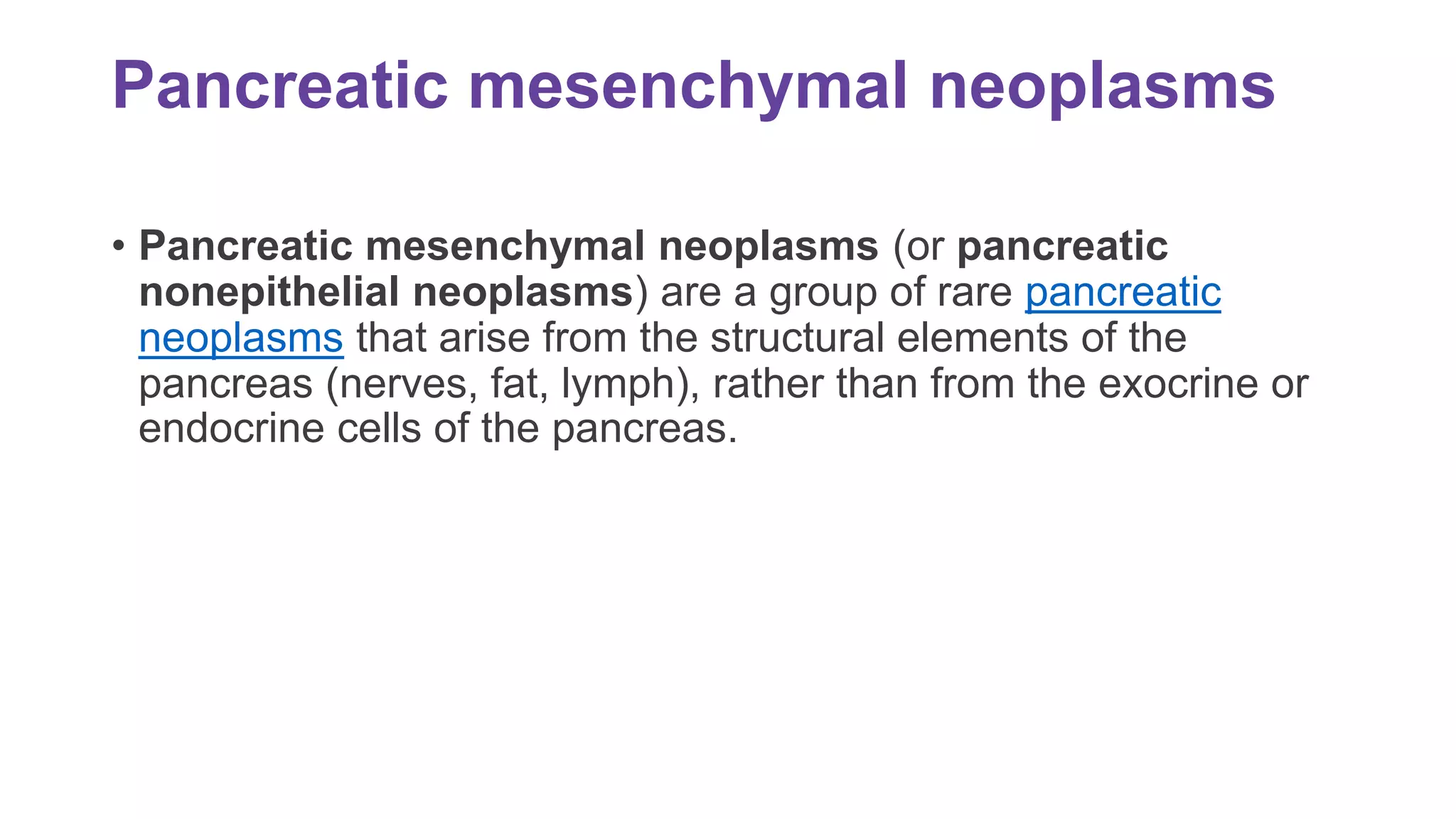 radiological imaging of pancreatic malignancy - solid neoplasms radiological imaging of exocrine ...