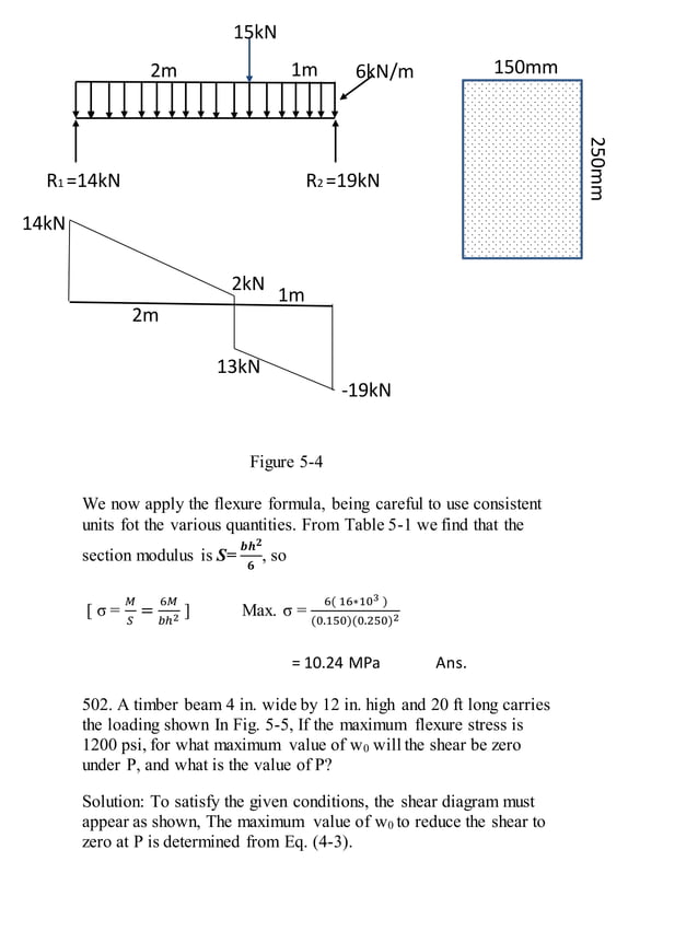 Stress in Beams (solid Mechanics) | DOCX | Physics | Science