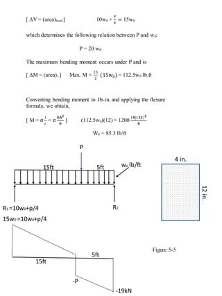 Stress in Beams (solid Mechanics) | DOCX