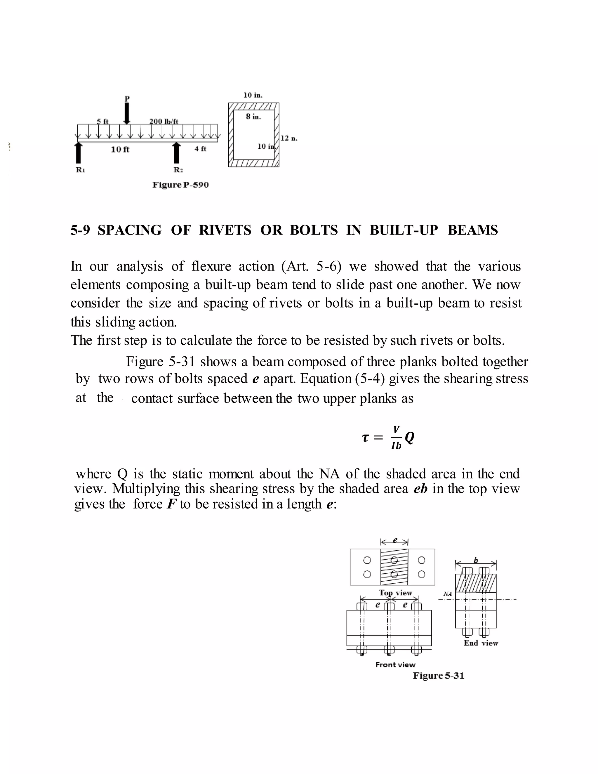 Stress in Beams (solid Mechanics) | DOCX