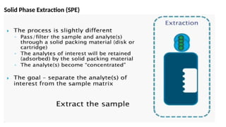Solid Phase Extraction.ppt, advanced analytical chemistry for Post ...