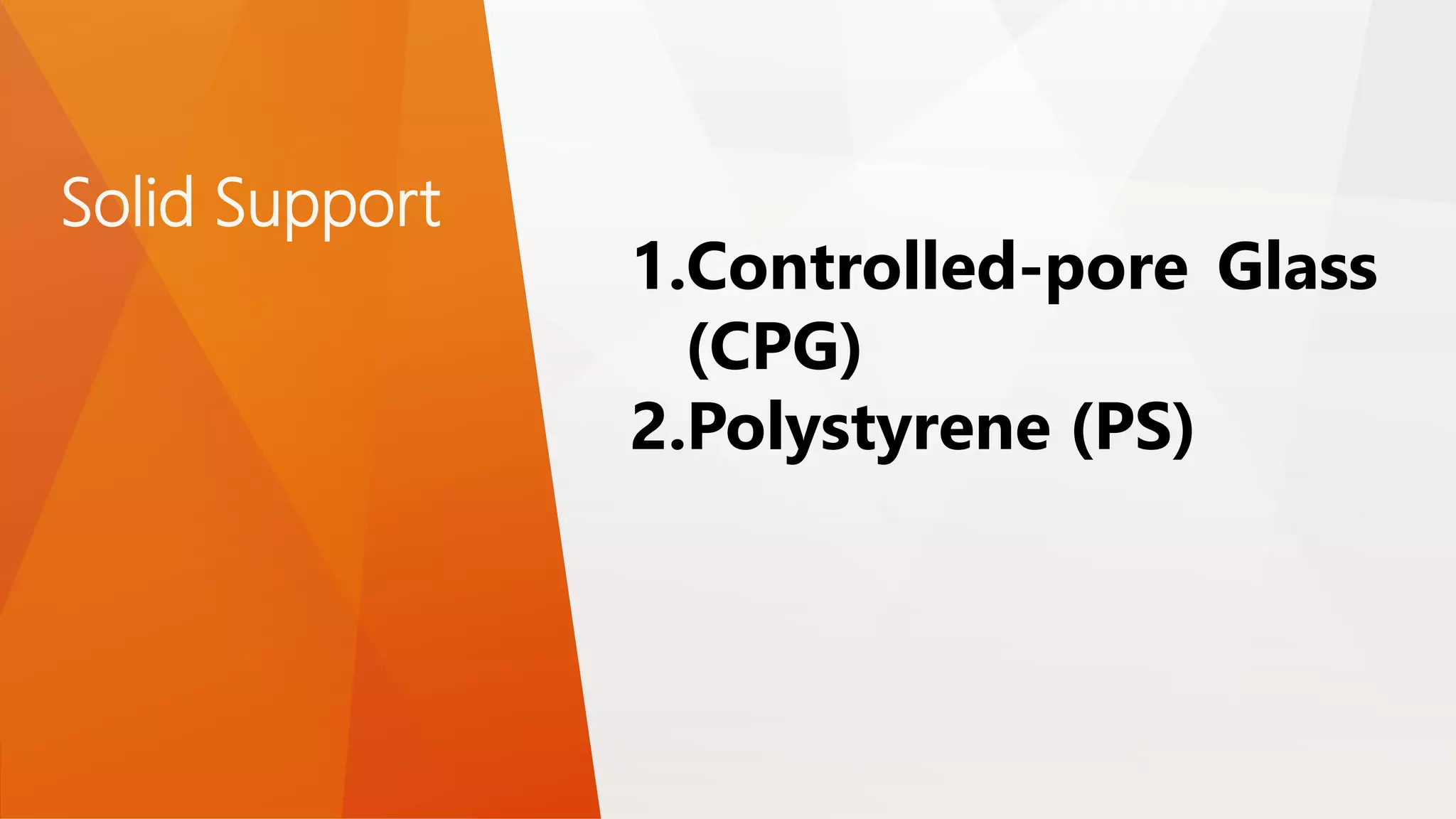 Solid phase oligonucleotide synthesis | PPTX