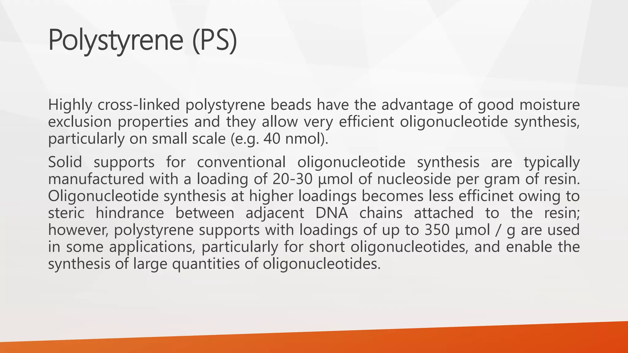 Solid phase oligonucleotide synthesis | PPTX