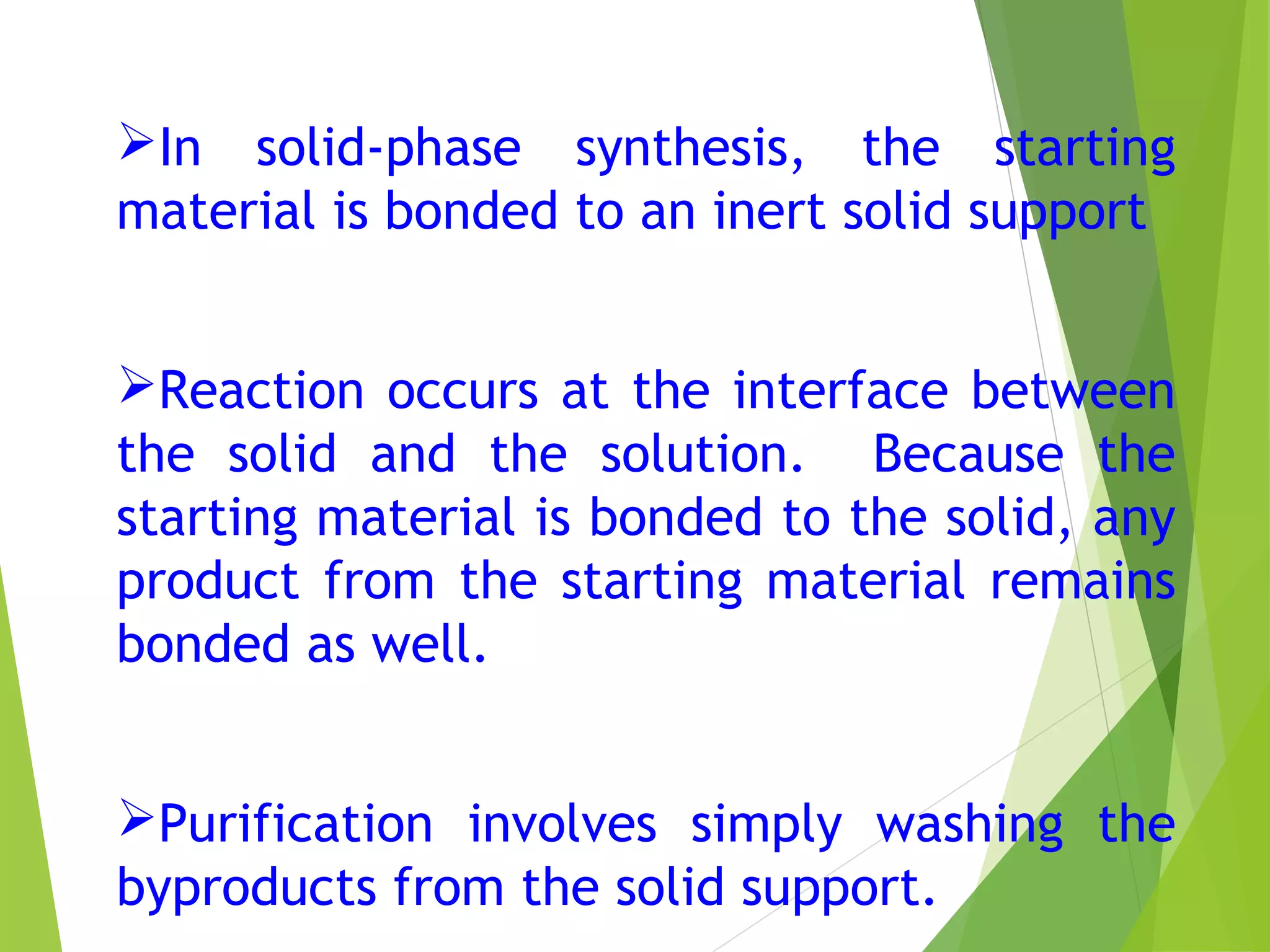 Solid phase peptide synthesis | PPT Solid phase peptide synthesis | PPT