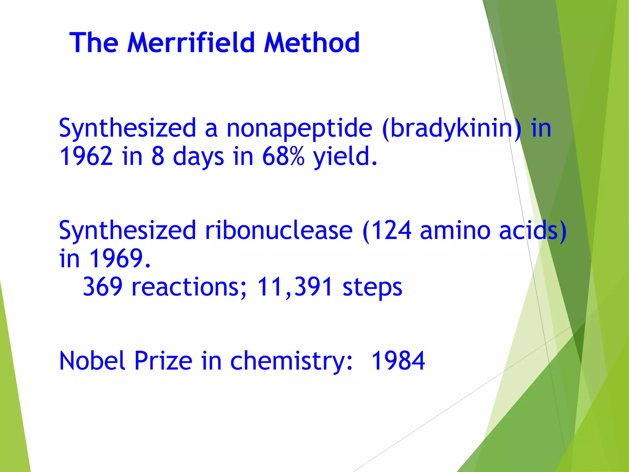 Solid phase peptide synthesis | PPT