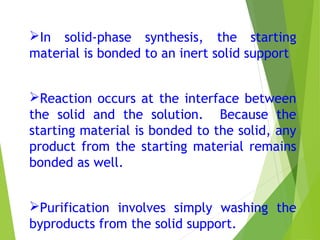 Solid phase peptide synthesis | PPT