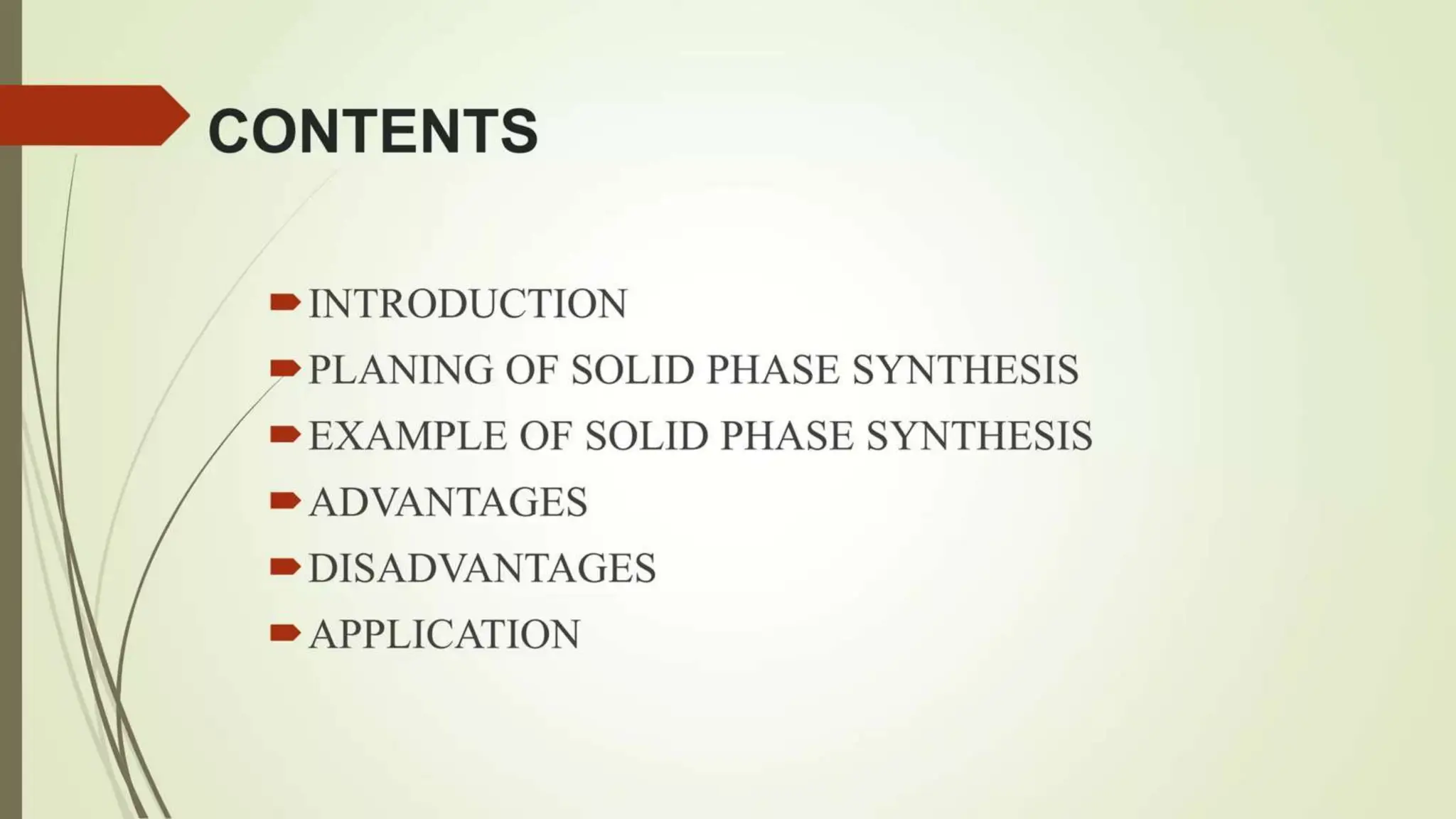 Solid Phase synthesis ppt & pptx New organic Synthesis | PPTX