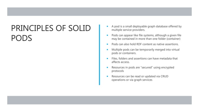 Solid pods and the future of the spatial web | PPT