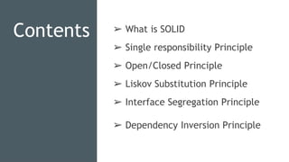 Solid principles | PPTX