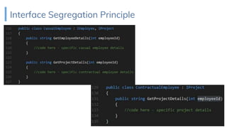 Solid principles | PPTX