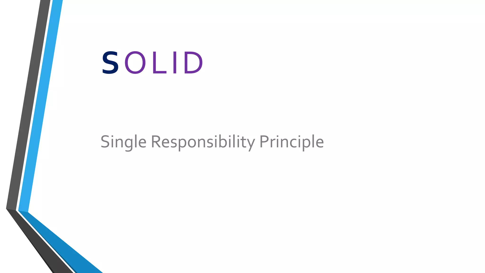 SOLID Principles | PPTX