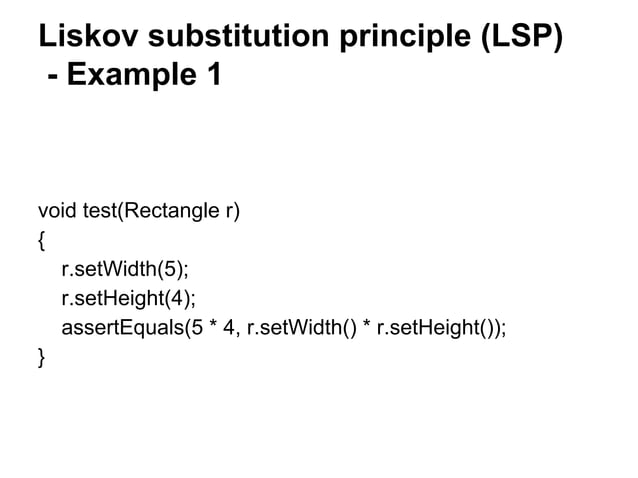Solid principles - Object oriendte | PPT