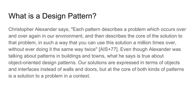 Solid principles, Design Patterns, and Domain Driven Design | PPT
