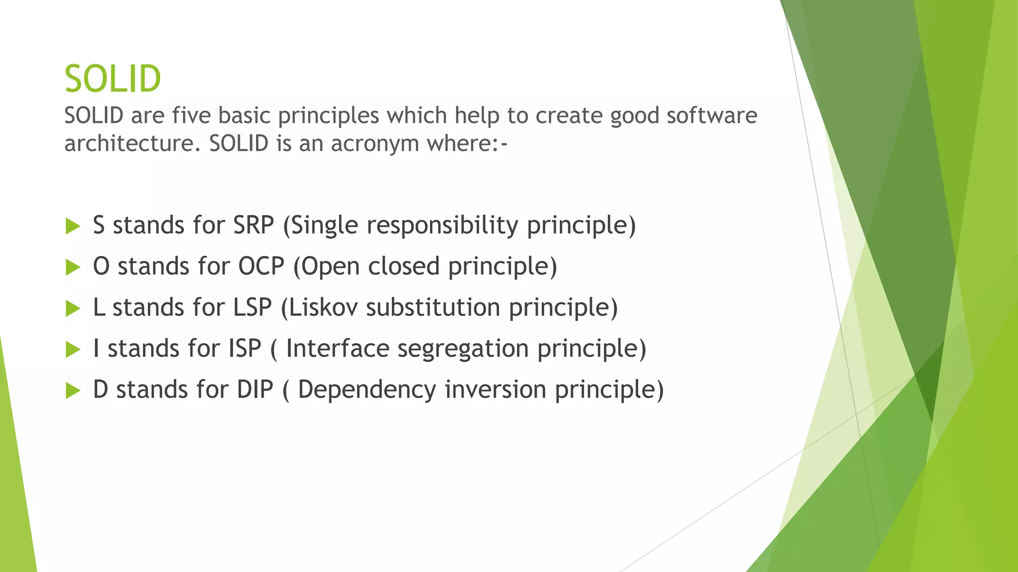 Solid Principles | PPTX