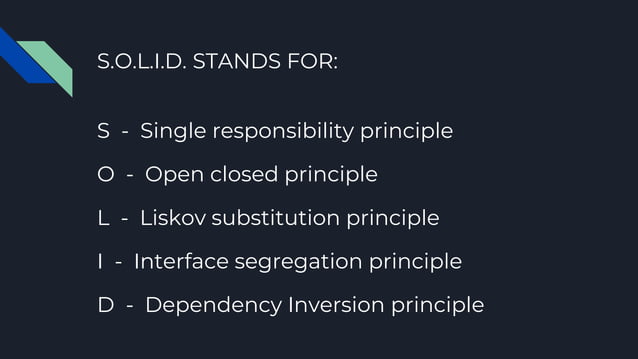 Solid principles | PPT