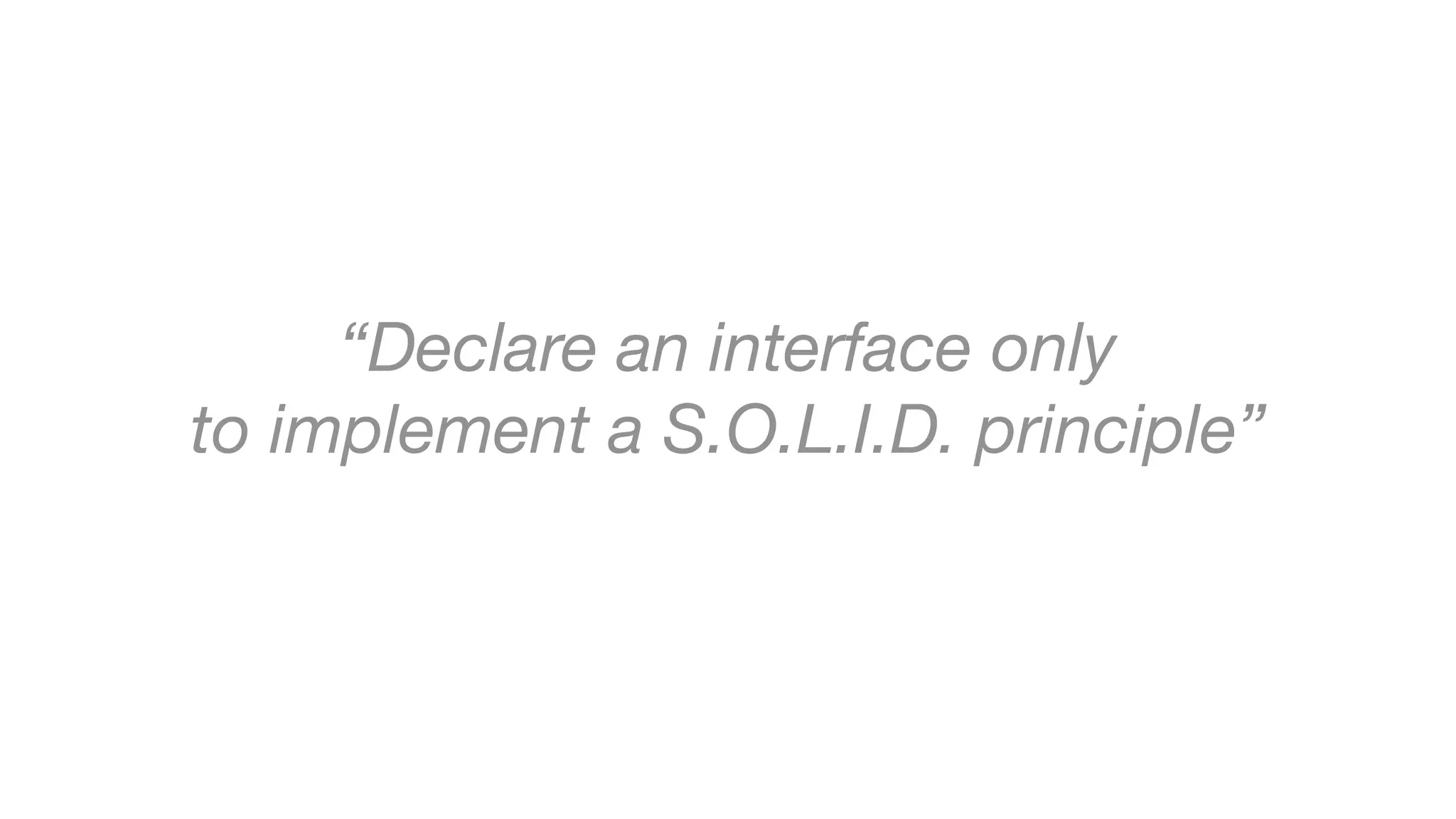 SOLID principles in practice: the Clean Architecture | PDF