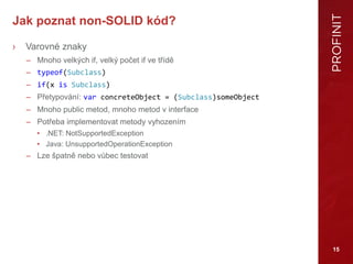Solid principy v oop návrhu | PPT