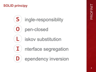Solid principy v oop návrhu | PPT