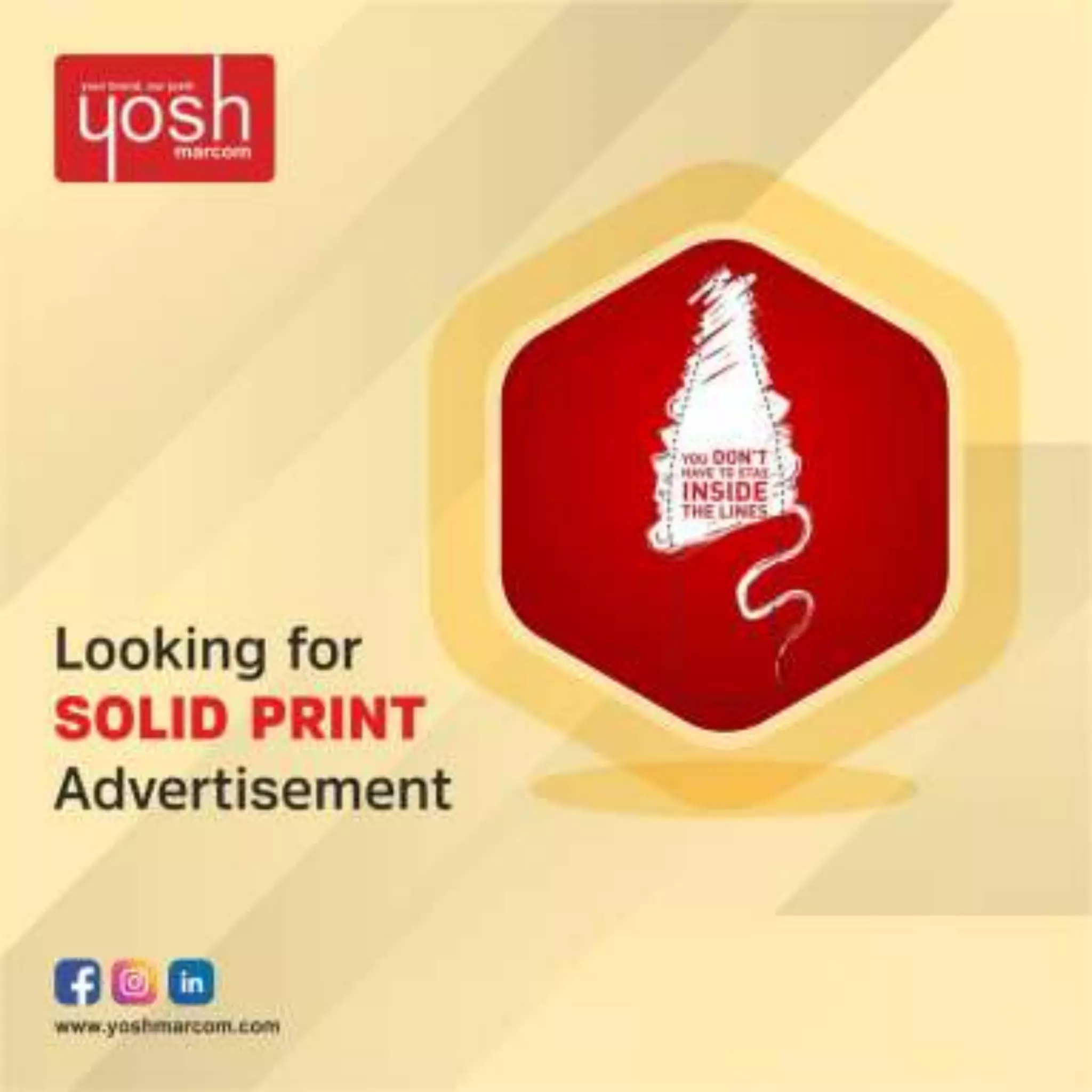 Solid print advertisement | PPTX