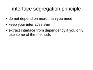 SOLID refactoring - racing car katas | PPT