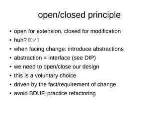 SOLID refactoring - racing car katas | PPT