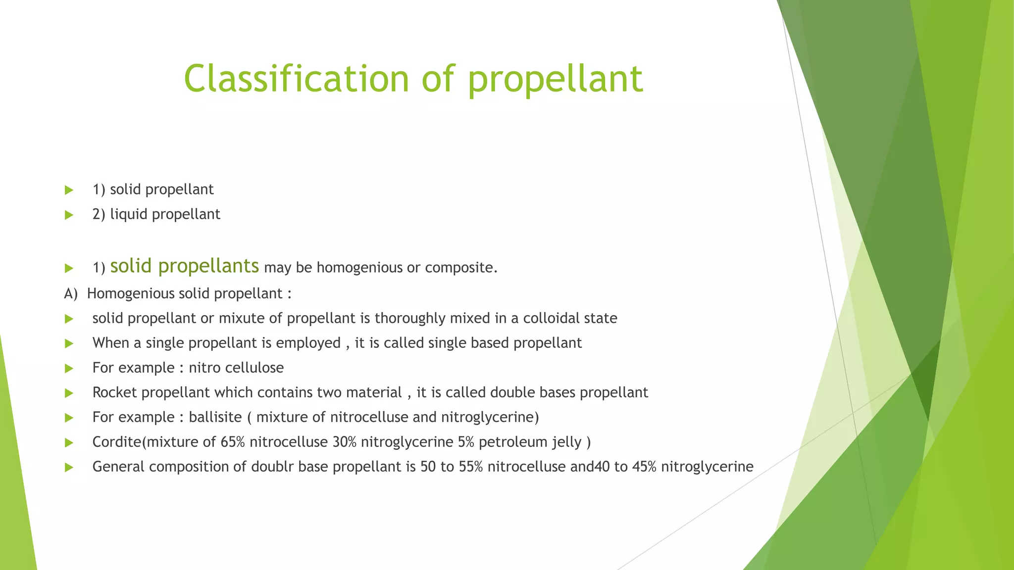 Solid rocket propellant | PPTX