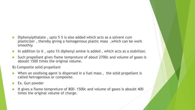 Solid rocket propellant | PPTX | Chemistry | Science