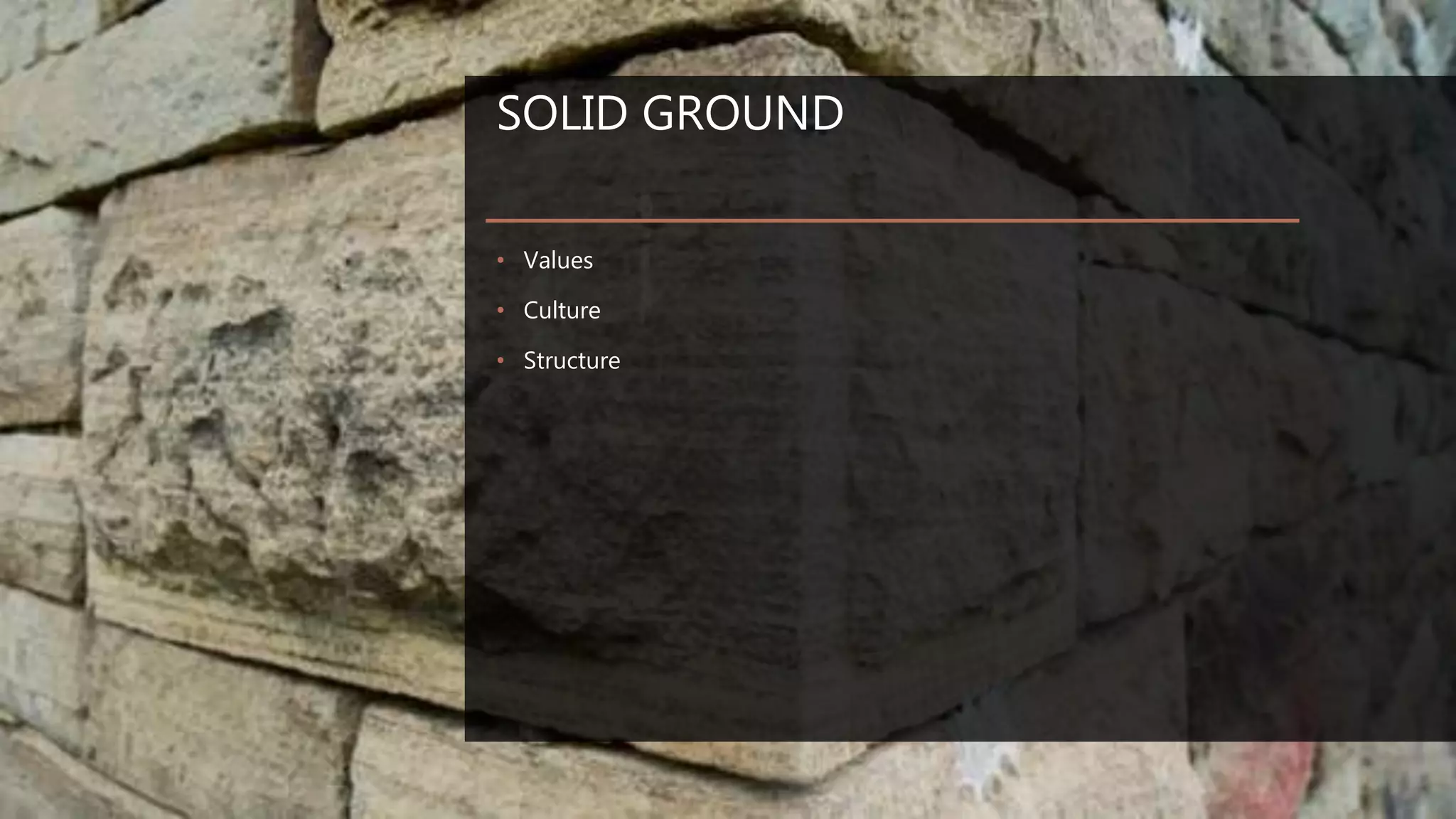 Solid Rock & Sinking Sand | PPTX