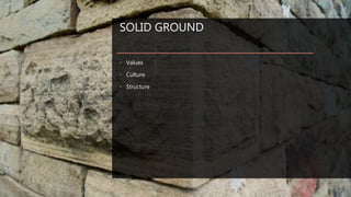 Solid Rock & Sinking Sand | PPTX