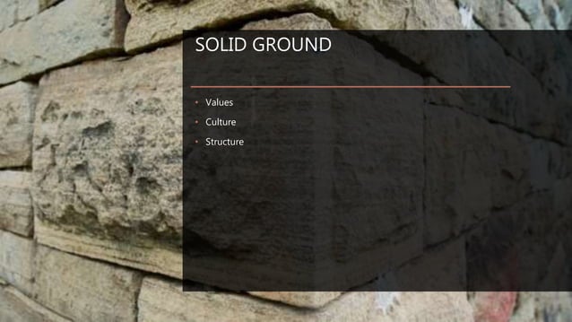 Solid Rock & Sinking Sand | PPTX