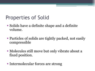 Solids | PPTX | Chemistry | Science