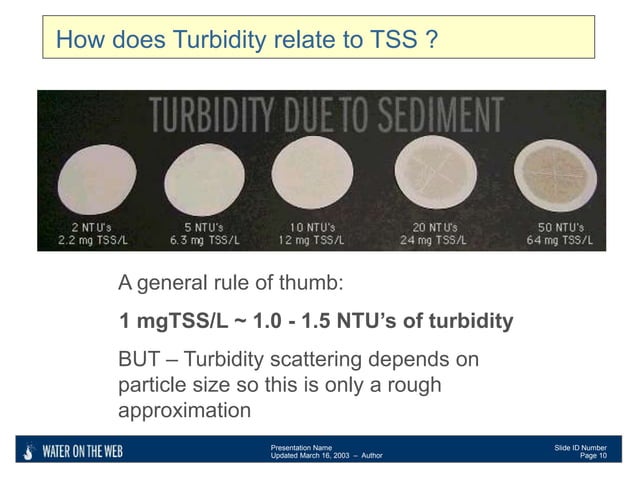 solids.ppt about turbidity and tss and solids | PPT