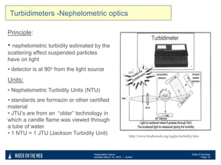 solids.ppt about turbidity and tss and solids | PPT