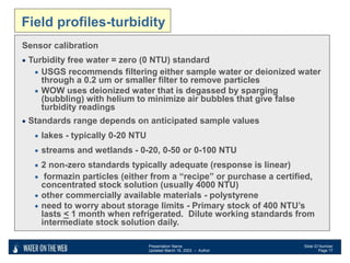 solids.ppt about turbidity and tss and solids | PPT