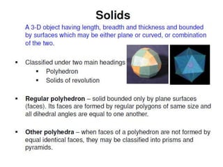 Engineering Drawing Lecture-Drawing Standard Solids | PPT