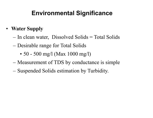 Solids Measurement by Gravimetry: Presentation | PPT