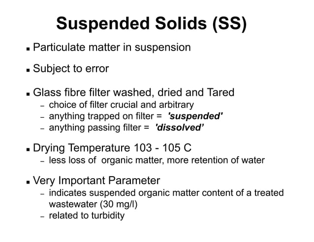 Solids Measurement by Gravimetry: Presentation | PPT