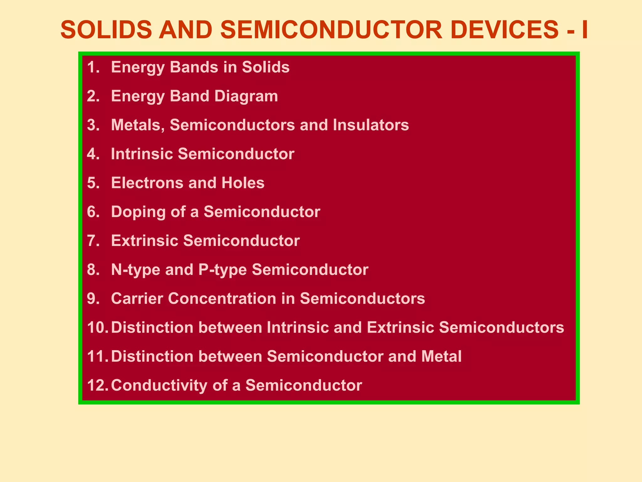 Class 12th Solids and semiconductor devices part 1 | PPT