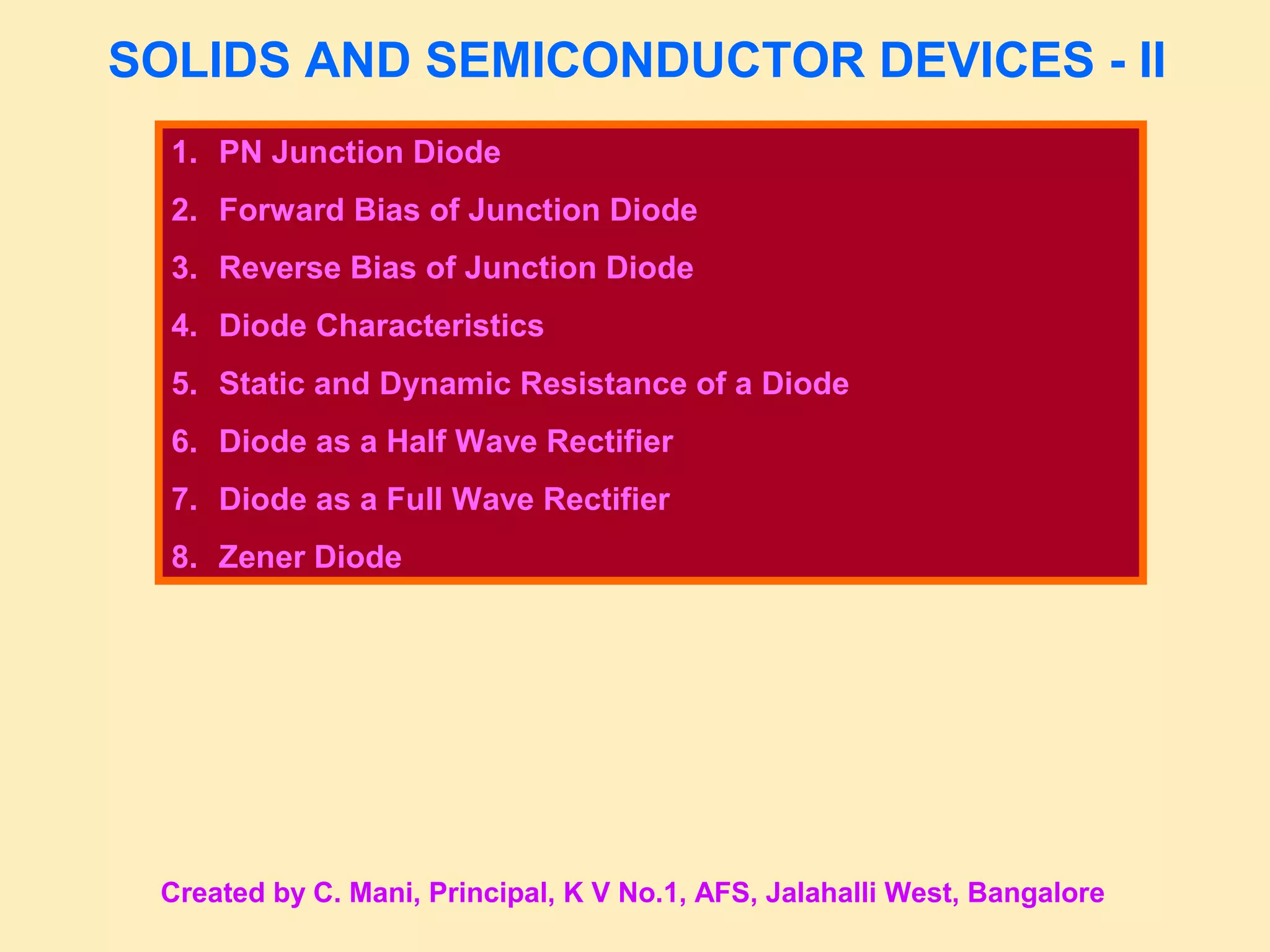 Semiconductor Devices Class 12 Part-2 | PPT