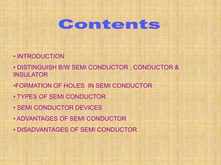 Solids and semiconductors | PPTX