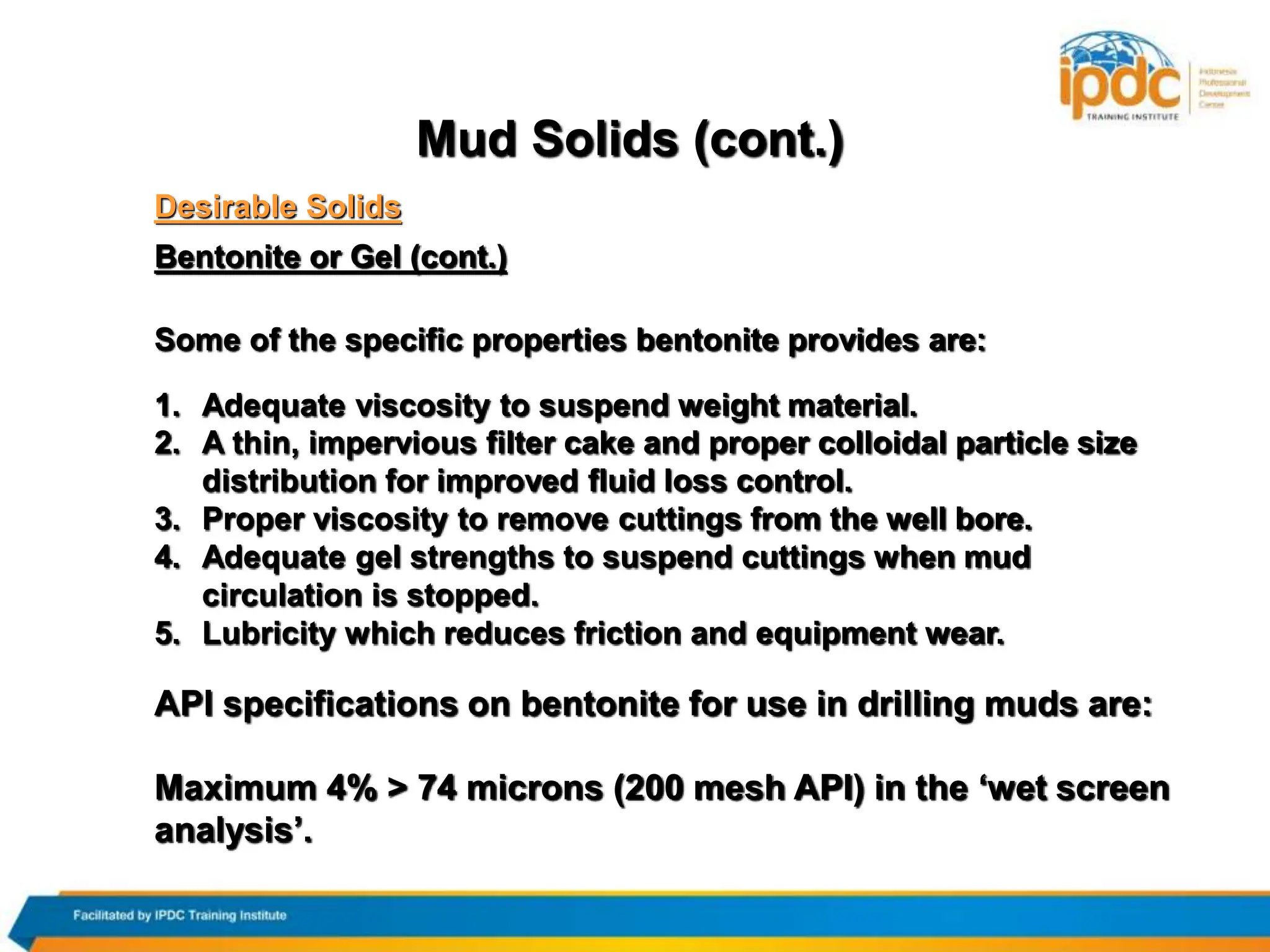 Solids Control Presentation for oil and gas well | PPTX