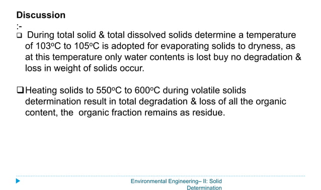 Solids determination | PPTX | Geology | Science